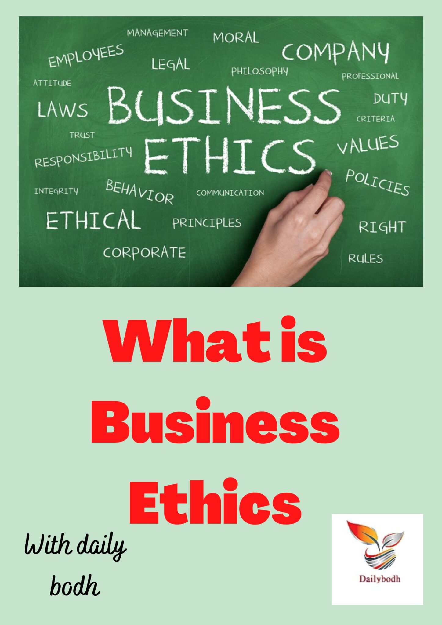 What is Business Ethics 5 steps/Why should a manager be eth